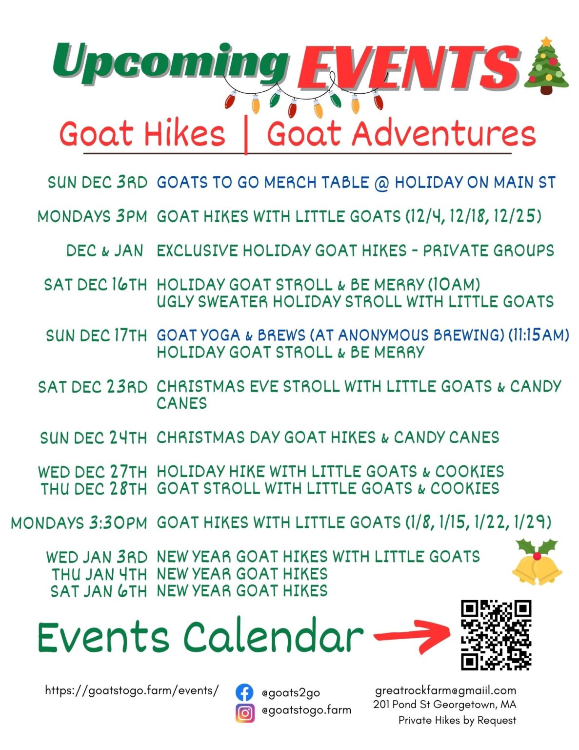 Events - GOATS TO GO