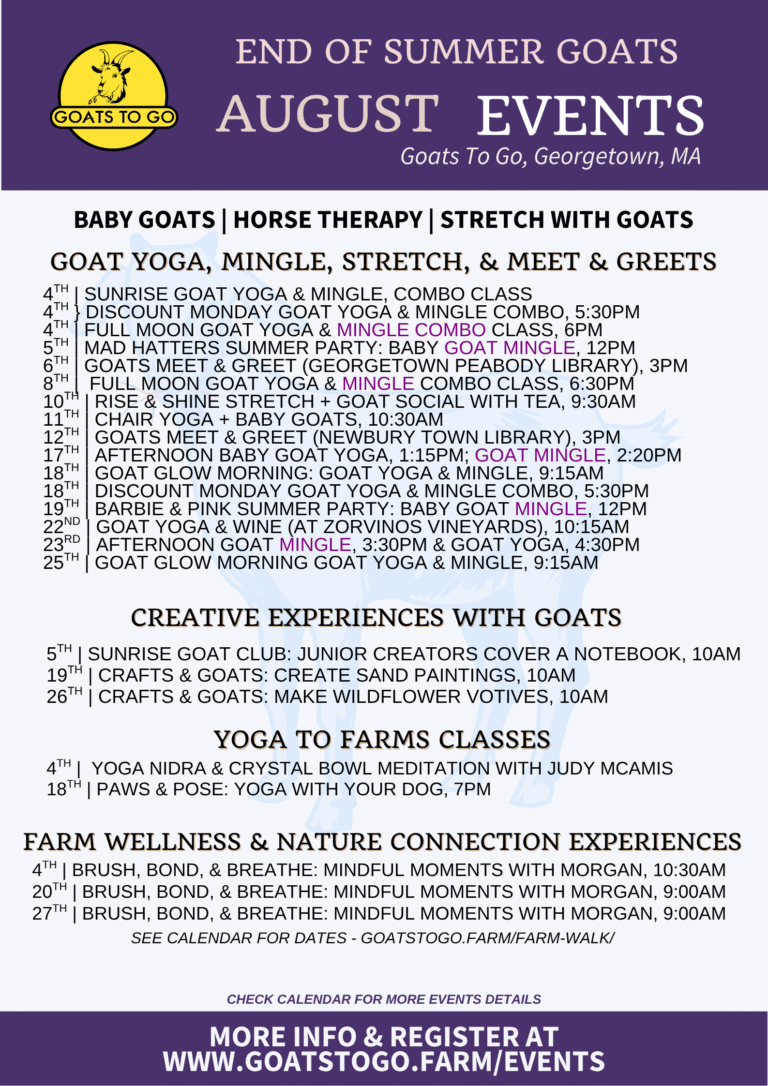 Events - GOATS TO GO